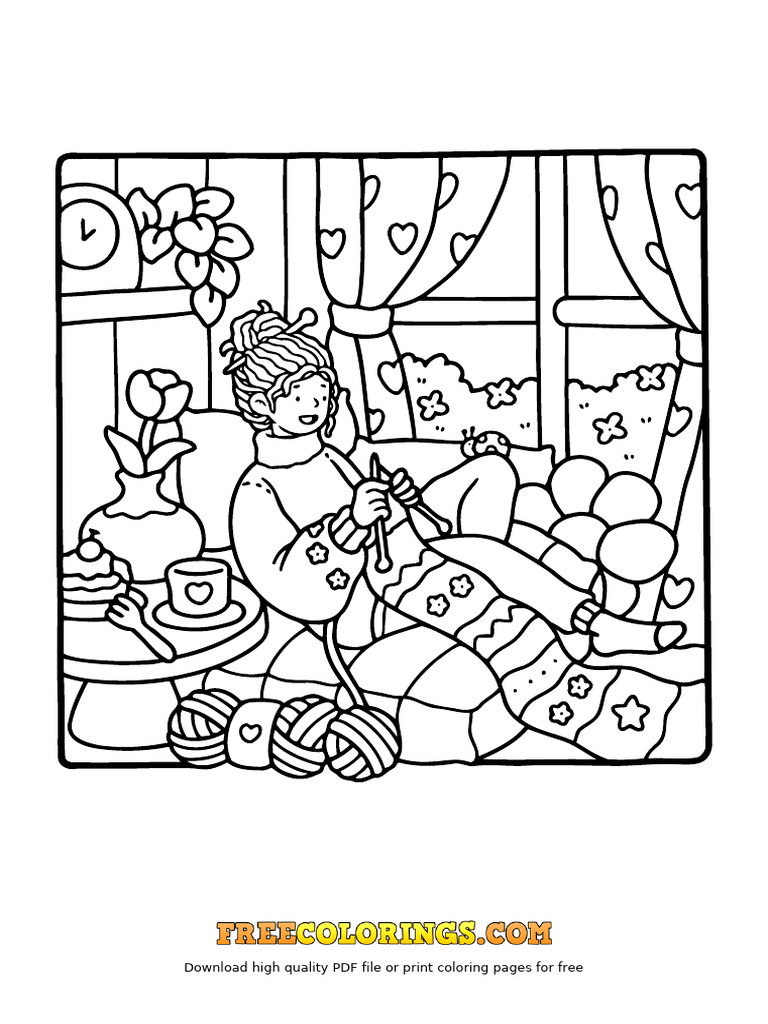 Girl Moments Coco Wyo Coloring Page | PDF