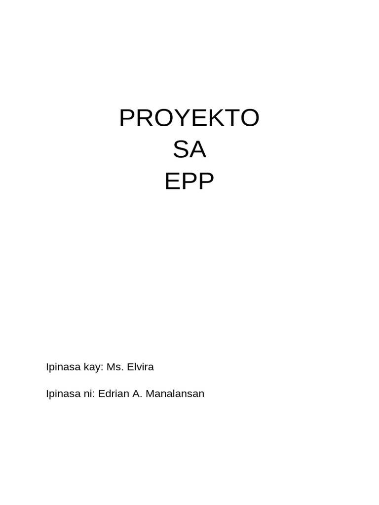 PROYEKTO | PDF