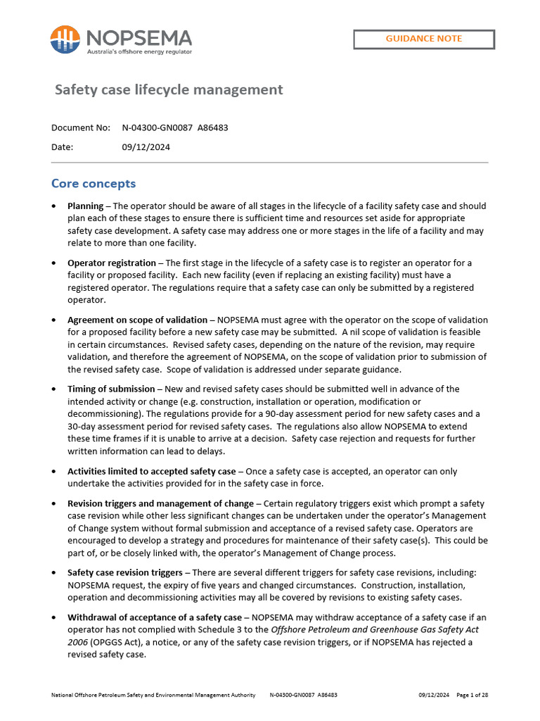 Safety Case Lifecycle Management (A86483) | PDF | Safety | Risk