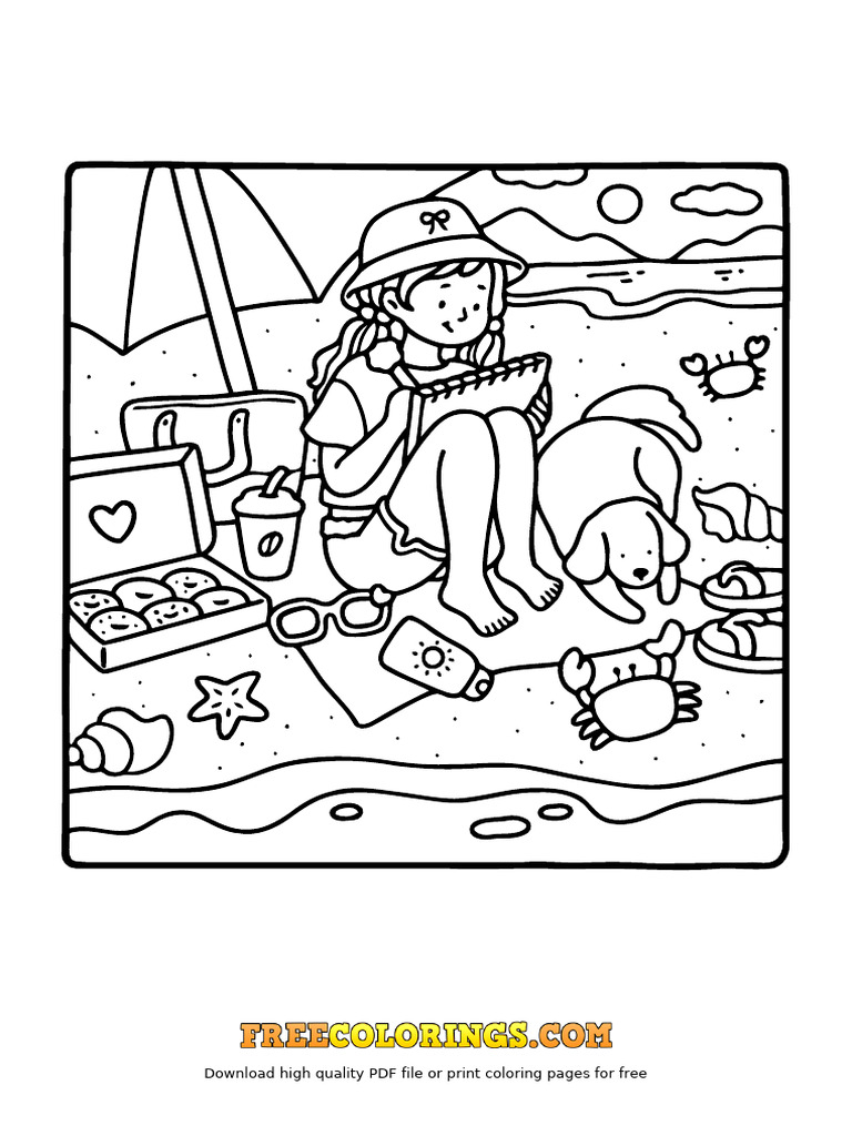 Girl Moments Coco Wyo Coloring Page | PDF
