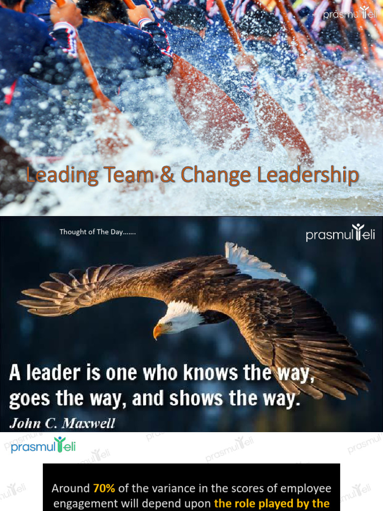 Day 6_Change Leadership_Handout | PDF | Leadership | Behavioural Sciences