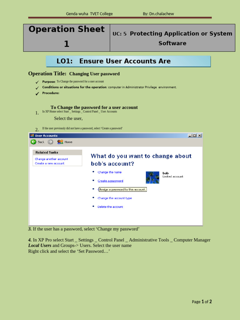 Operation Sheet 1 Pro App SW | PDF
