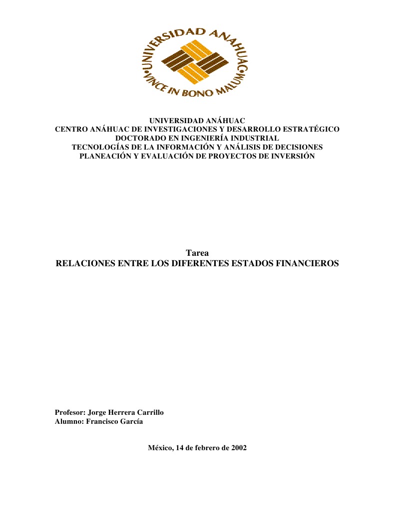 Estados Financieros | PDF