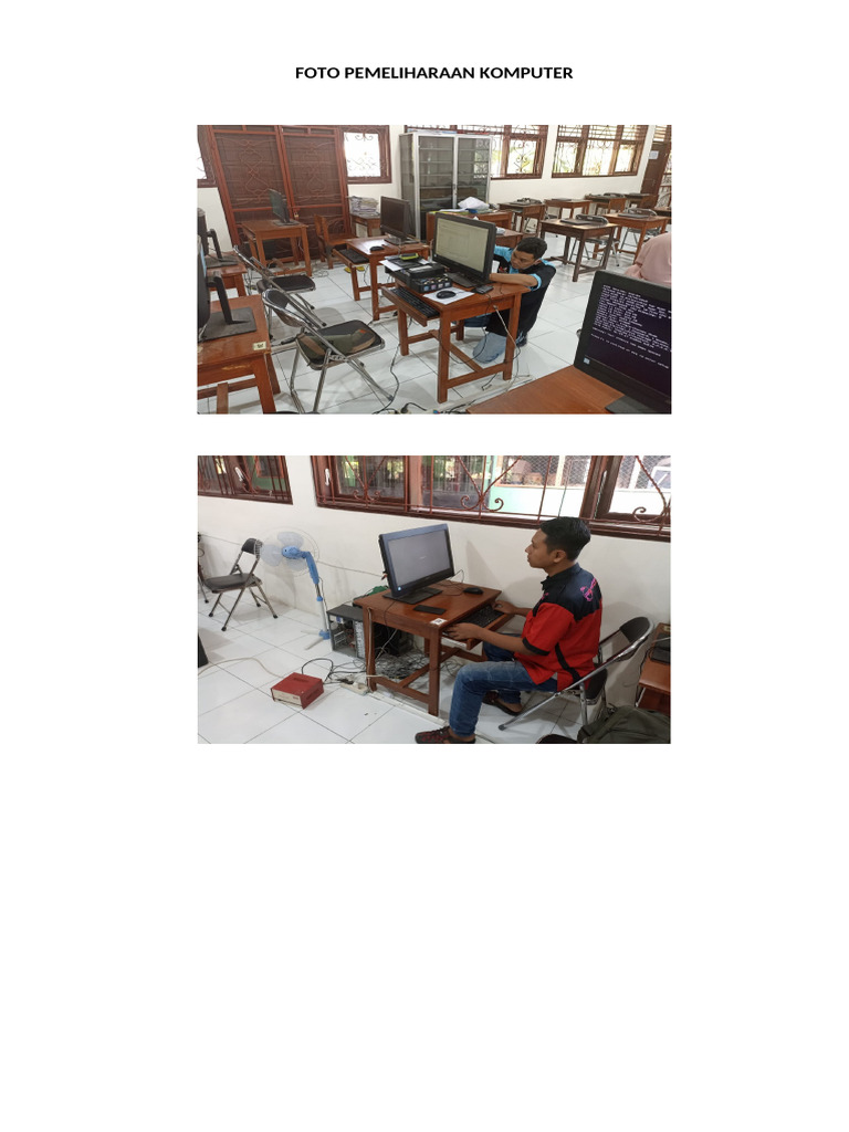FOTO PEMELIHARAAN KOMPUTER | PDF
