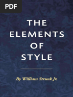 The Elements of Style by Strunk and White | PDF | Comma | Grammar