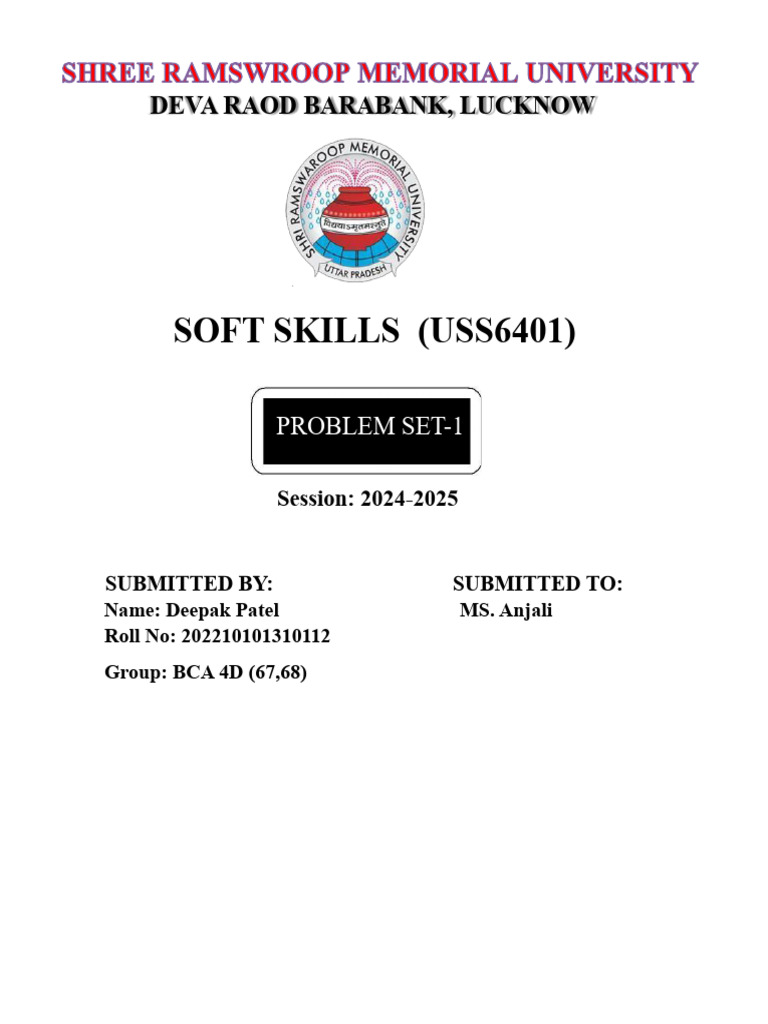 Soft Skill 1 | PDF