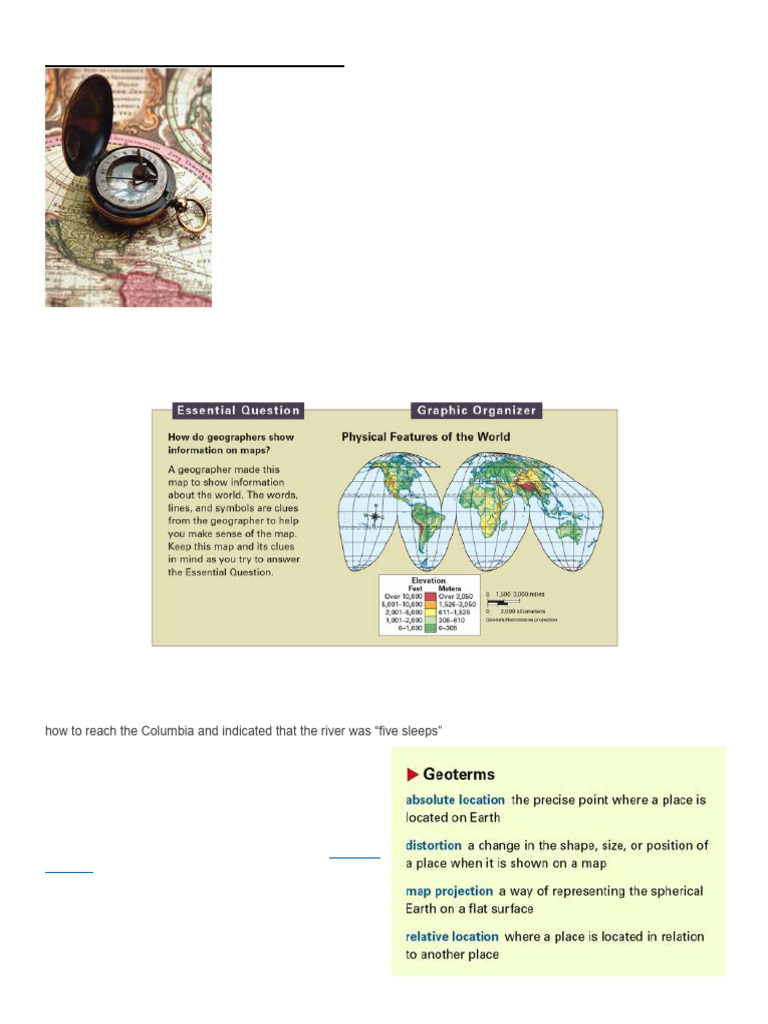 Chapter 1 The Tools of Geography | PDF | Longitude | Latitude