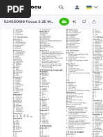 Focus 3 Workbook Answer Key | PDF