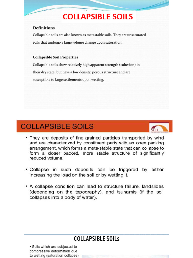 Collapsible Soils Share | PDF | Soil | Silt