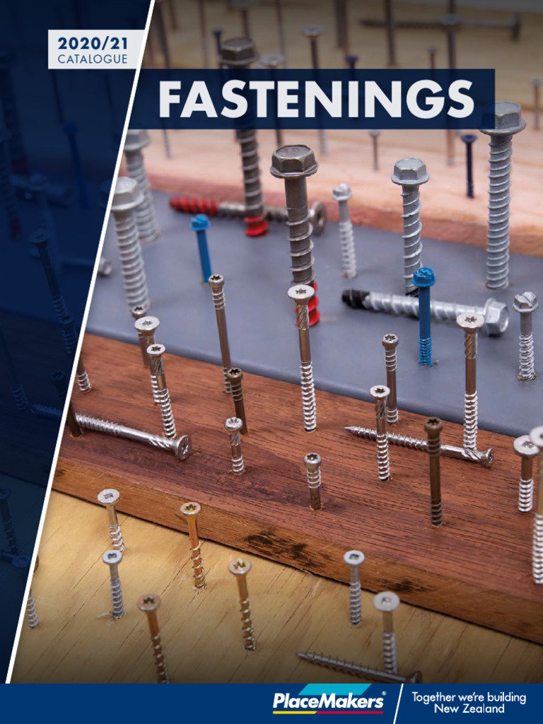 Fastenings Catalogue 2020/21 | PDF | Screw | Building Materials