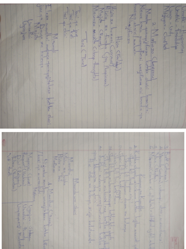 Mafunzo Ya Dawa | PDF