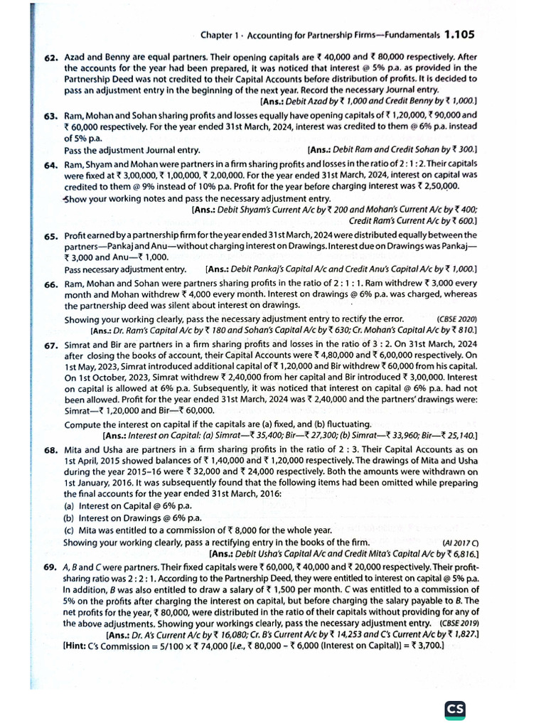 12 Accountancy Ch. 1 C | PDF