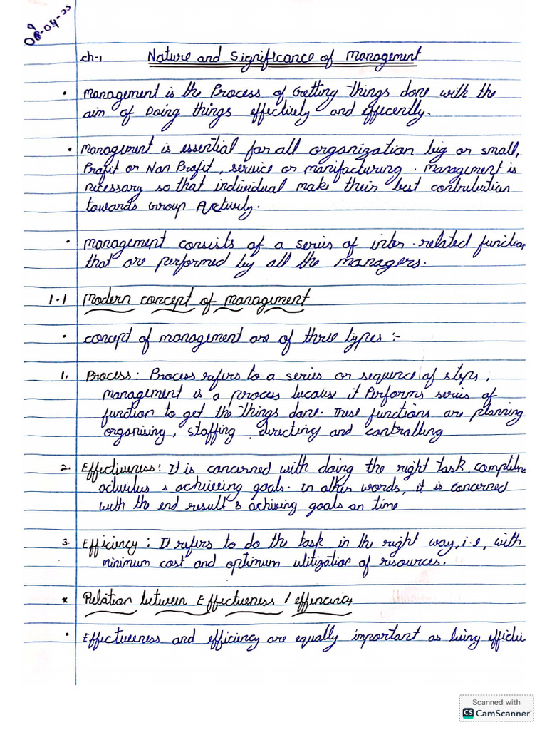 CH 1 Business Studies Notes | PDF