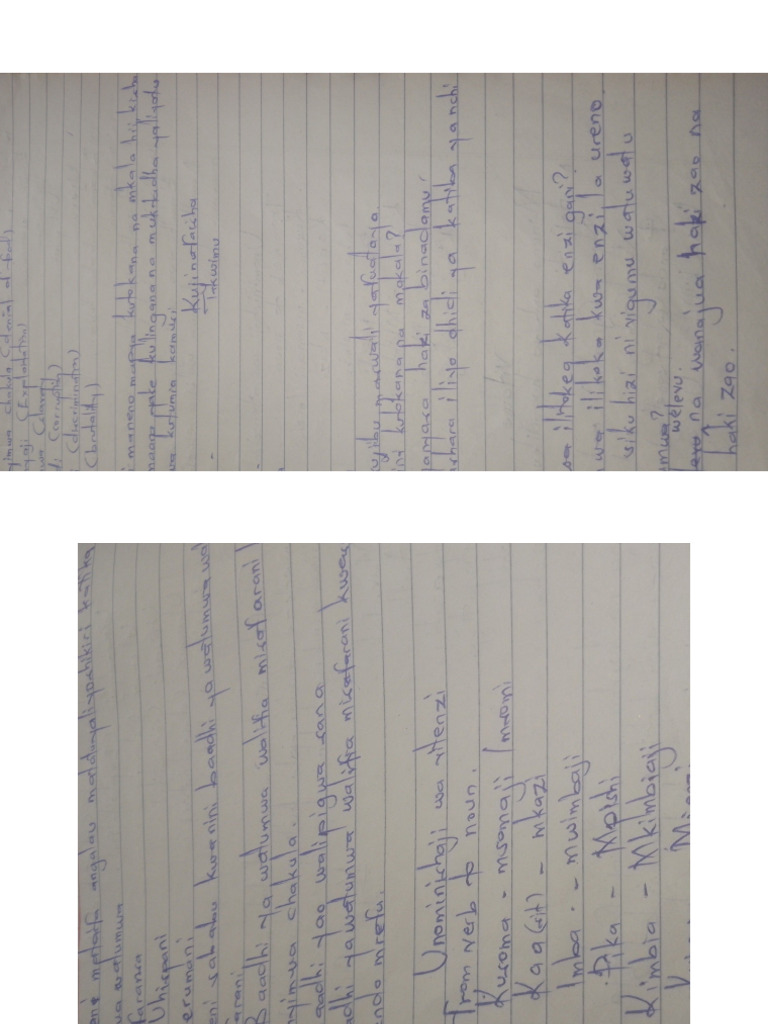 Maumbo Ya Kiswahili | PDF