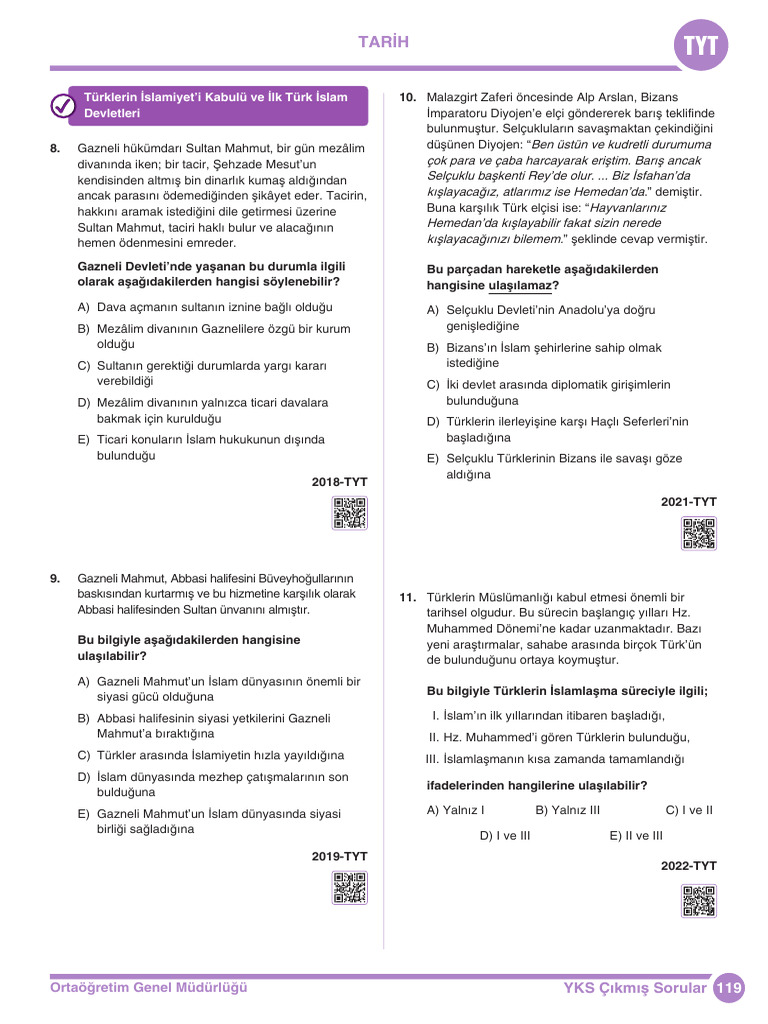 Ürklerin Lami Et I Ka Ulü e LK Ürk Lam e Letleri: Ortaöğretim Genel Müdürlüğü | PDF