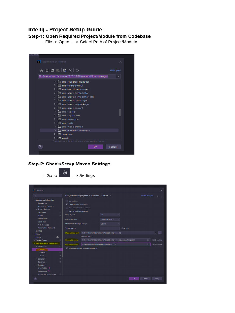 Intellij - Project Setup Guide | PDF
