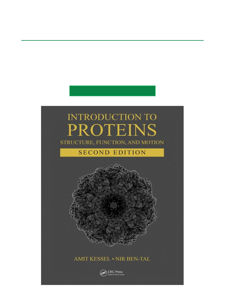 Introduction to Protein Structure | PDF | Enzyme | Enzyme Kinetics