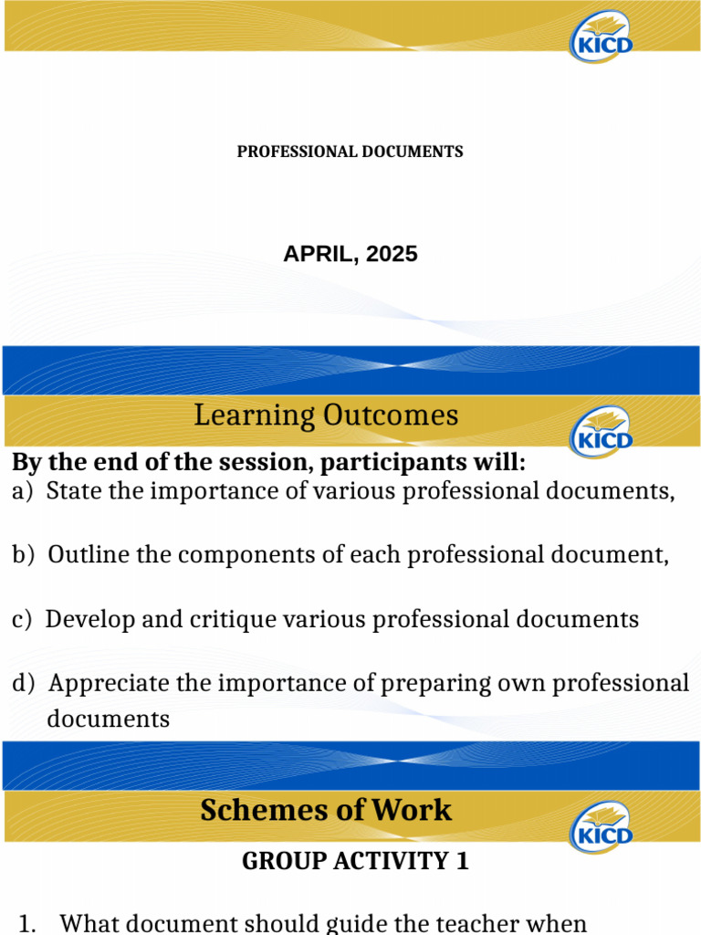 Teacher Professional Document Guide | PDF | Lesson Plan ...