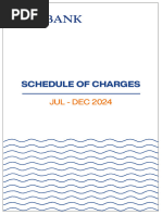 MCB Charges Schedule 2025 Overview | PDF | Transaction Account | Cheque