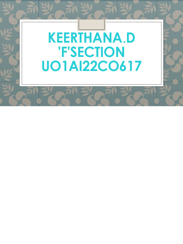 Keerthana | PDF