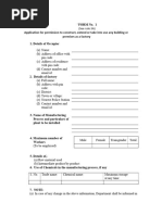 Form - II Factory License | PDF | Signature | License