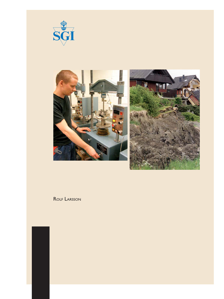 Statens Geotekniska Institut Swedish Geotechnical Institute. Jords Egenskaper Rolf Larsson ...