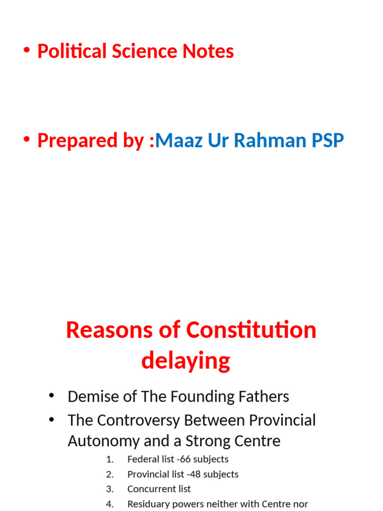 Political System of Pakistan | PDF | Government | Democracy