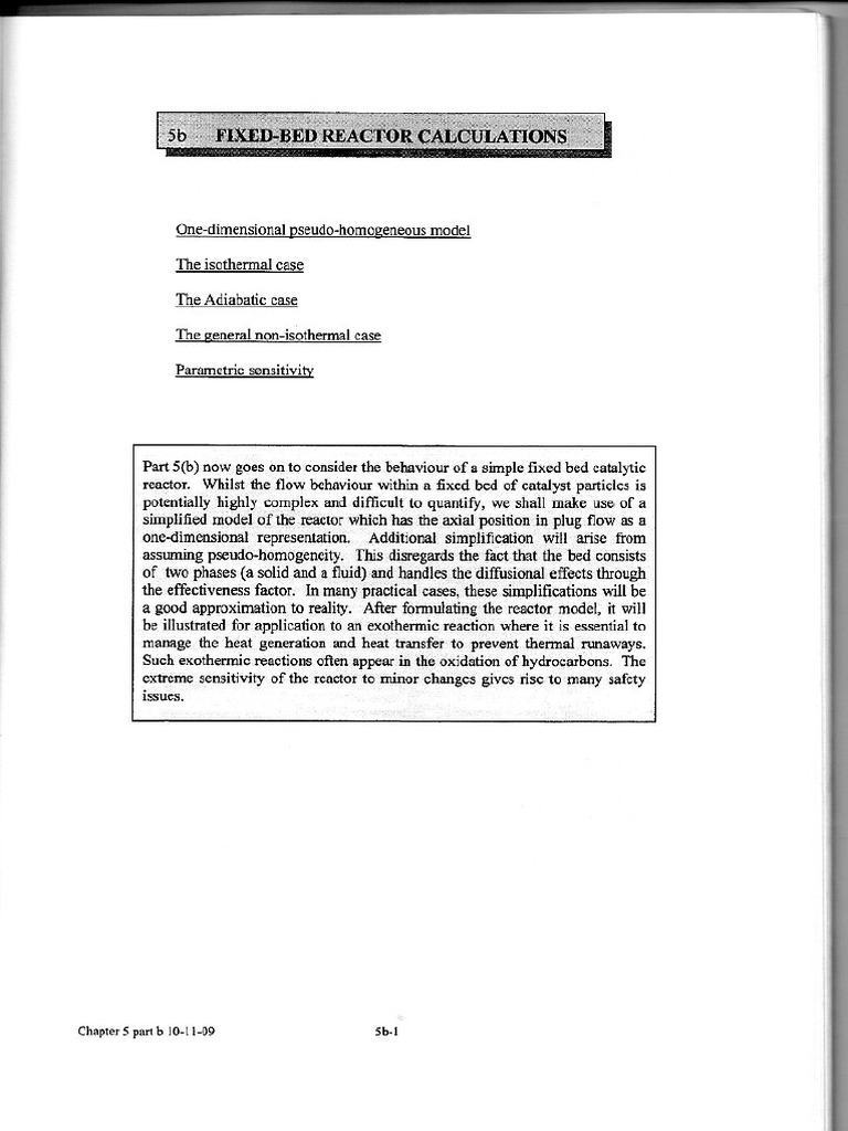 06 - Fixed Bed Reactor Calculations | PDF