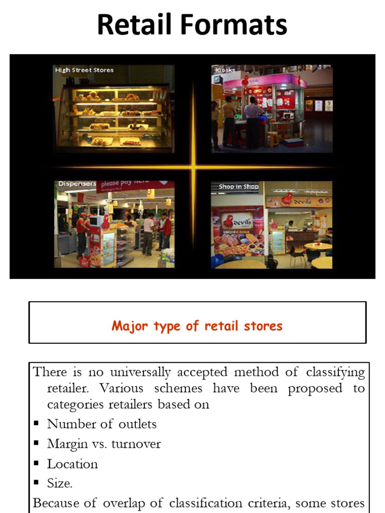 Retail Format Classifications Explained | PDF | Retail | Supermarket