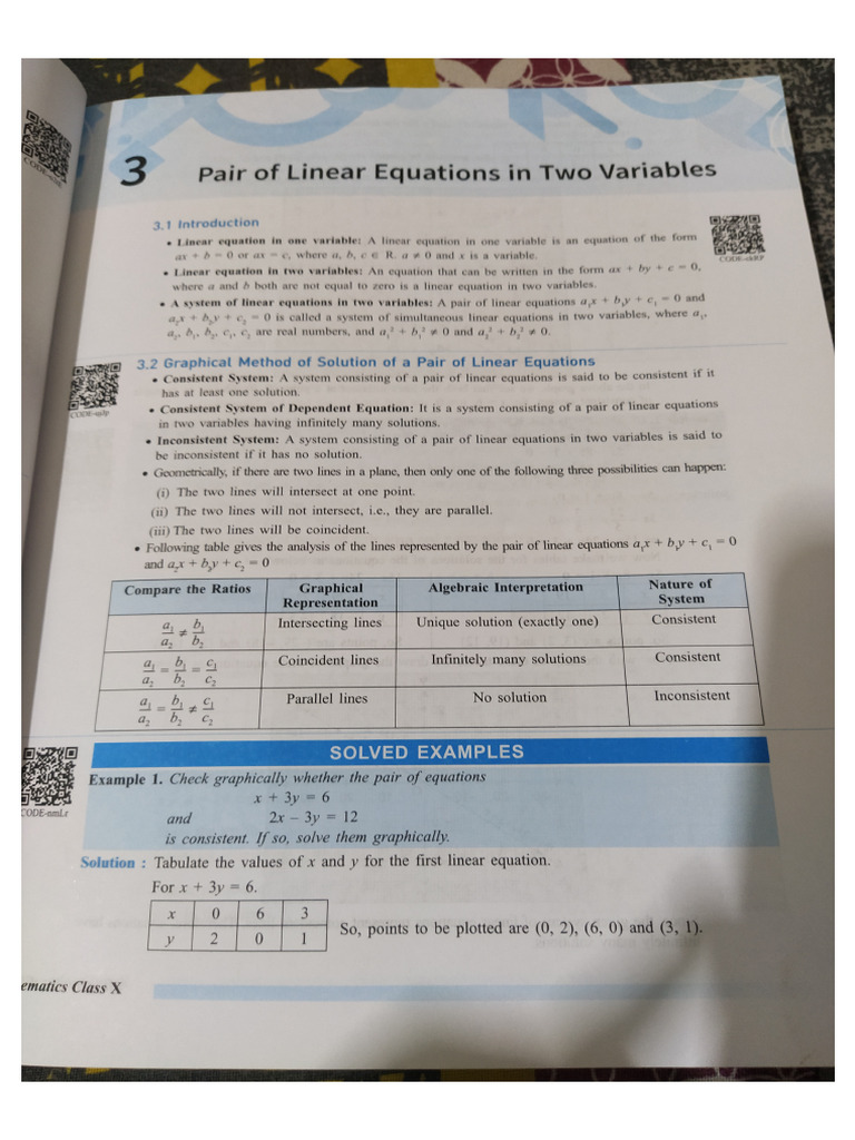 CH 3 Maths | PDF