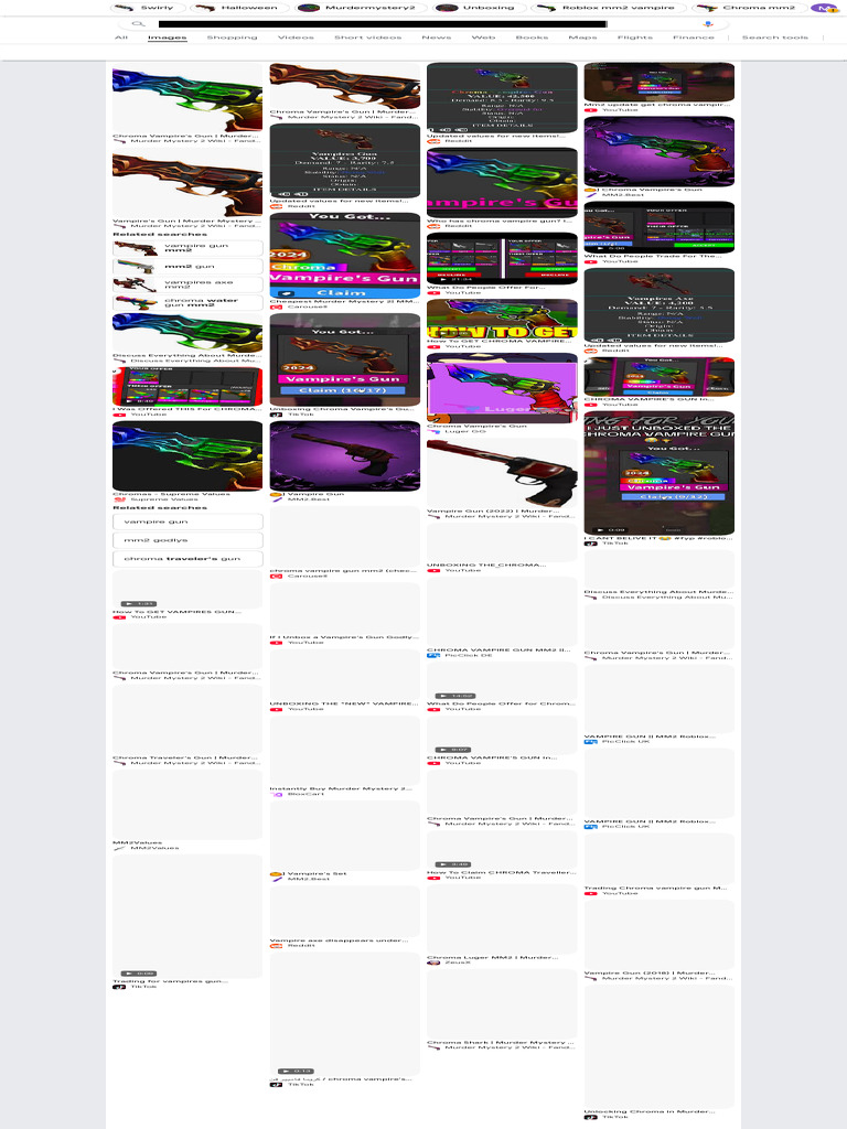 Chroma Vampire Gun Value in MM2 | PDF
