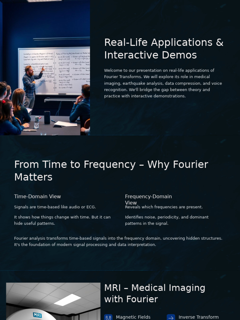 Time Domain Vs Frequency Domain - Why Fourier Matters | PDF | Fourier ...