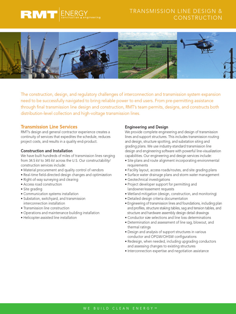 Transmission Line Design & Construction | PDF | Electric Power Transmission