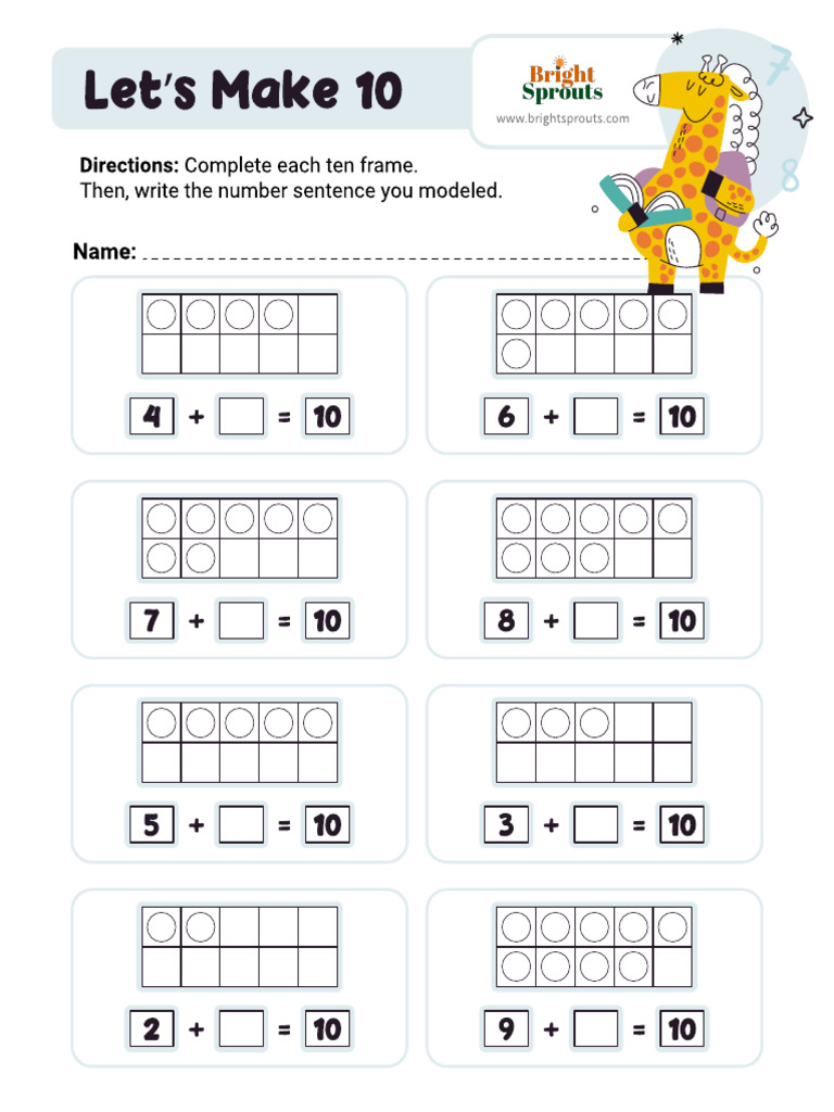 5 Lets Make Ten | PDF