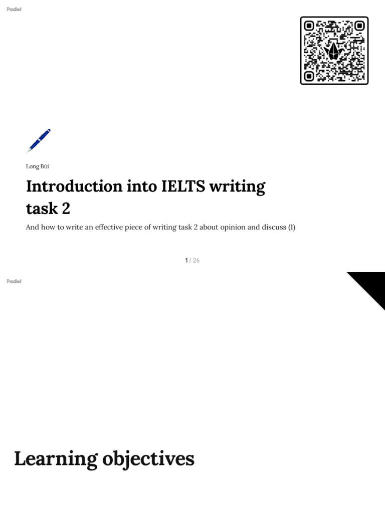 Introduction Into Ielts Writin | PDF
