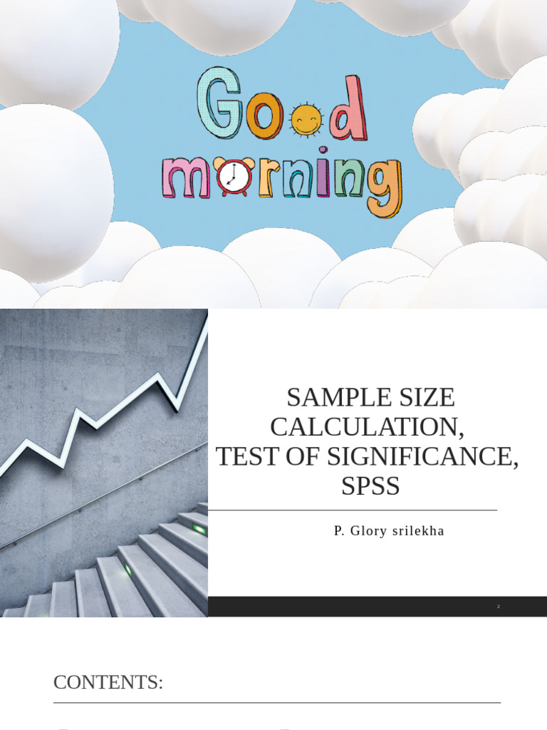 Sample Size Calculation Test Of Significance Parametric Non 2524