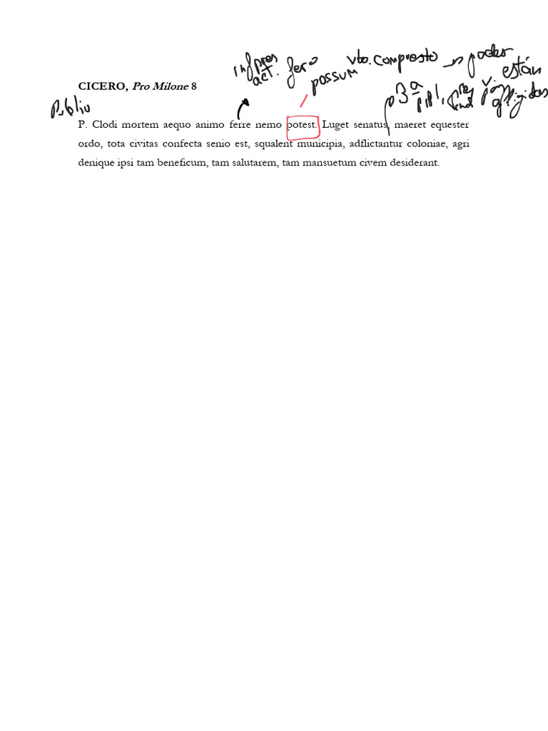 Cicero, Pro Milone 8 | PDF