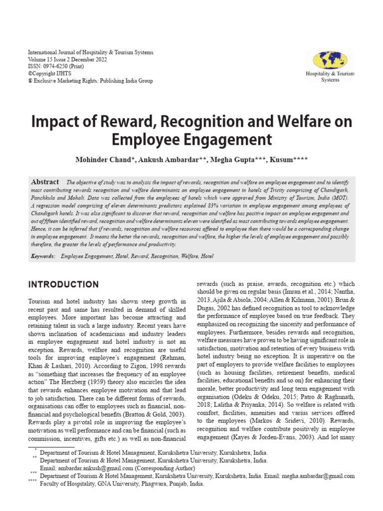 Impact of Employee Engagement | PDF | Employee Retention | Business
