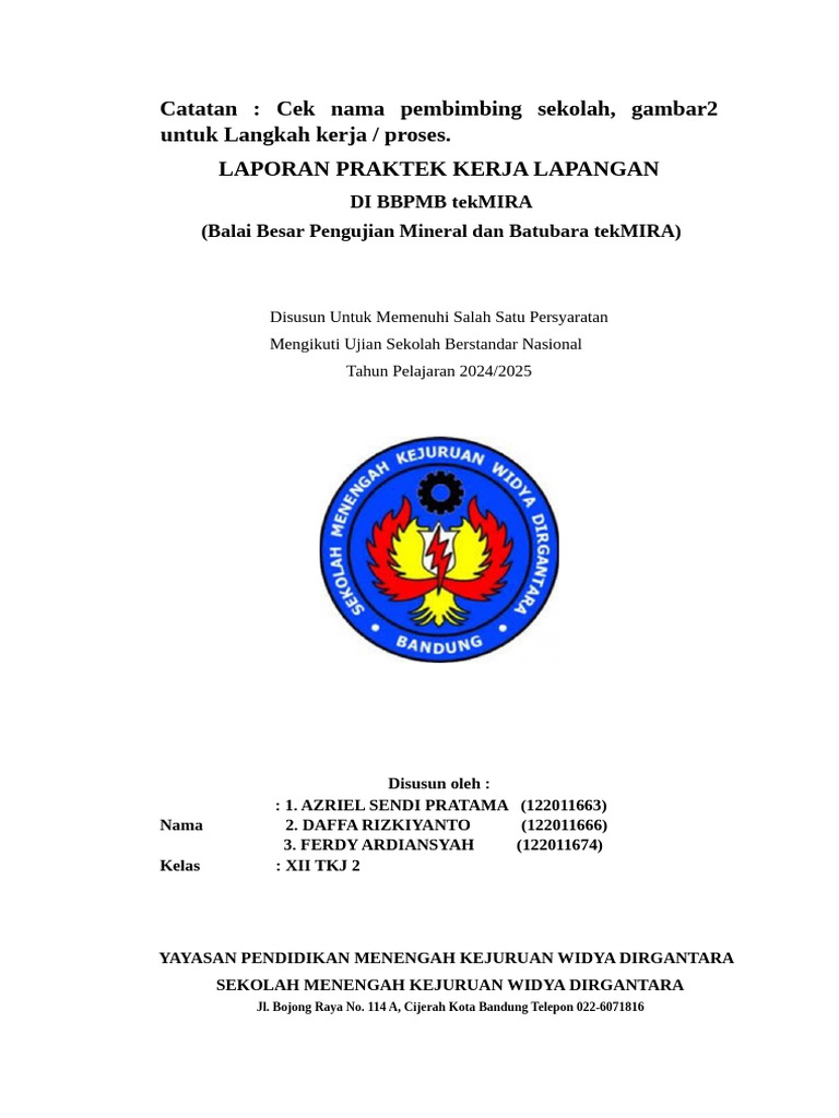 LAPORAN PKL Oke | PDF