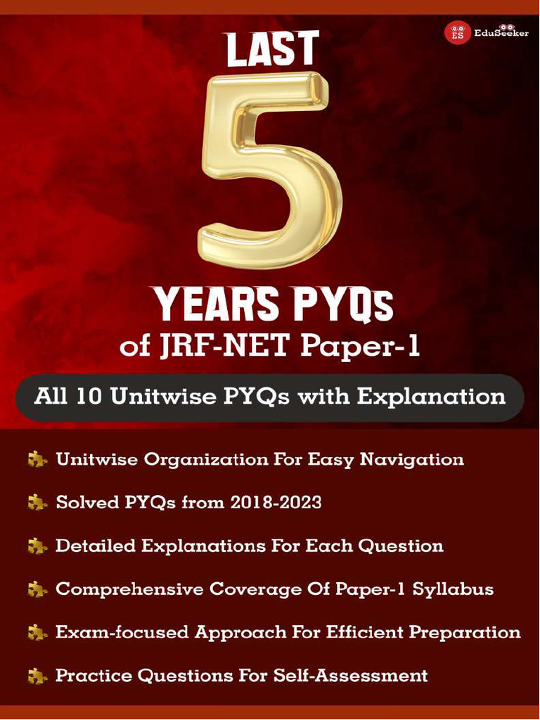Paper-1 (Last 5 Years PYQ - Unit Wise) | PDF | Learning | Educational Assessment