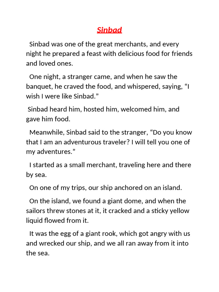 Sinbad | PDF