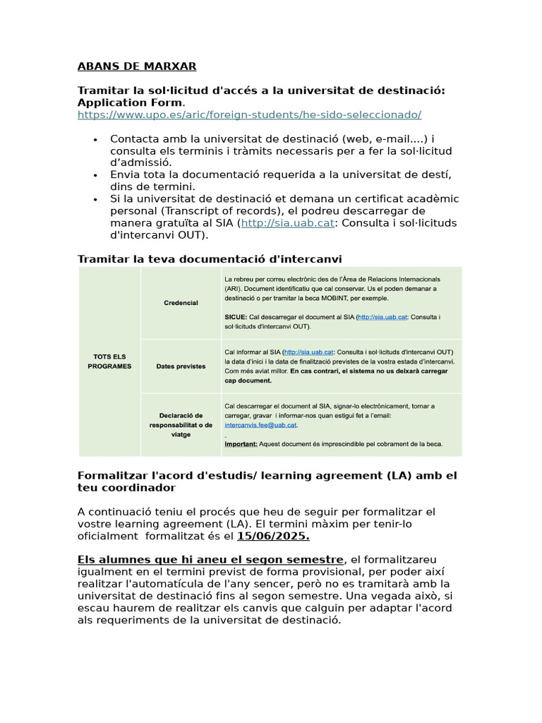 Abans de Marxar | PDF