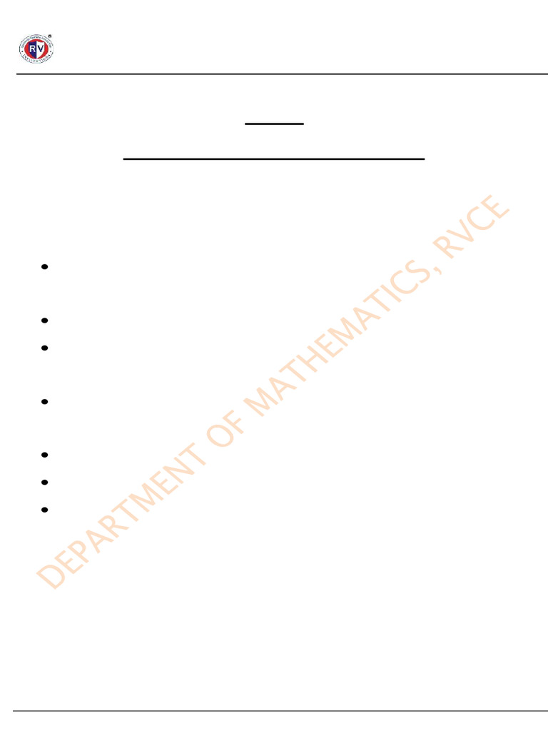 Unit-1 Linear Algebra (Matrices) | PDF | Matrix (Mathematics) | Linear Algebra