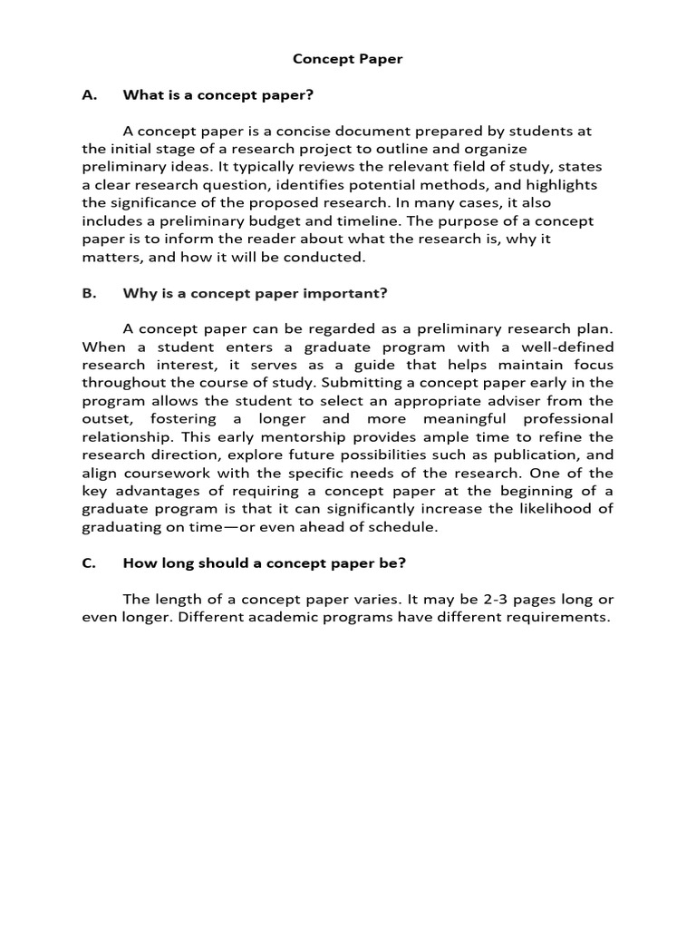 Concept Paper Template MSU | PDF | Science | Learning