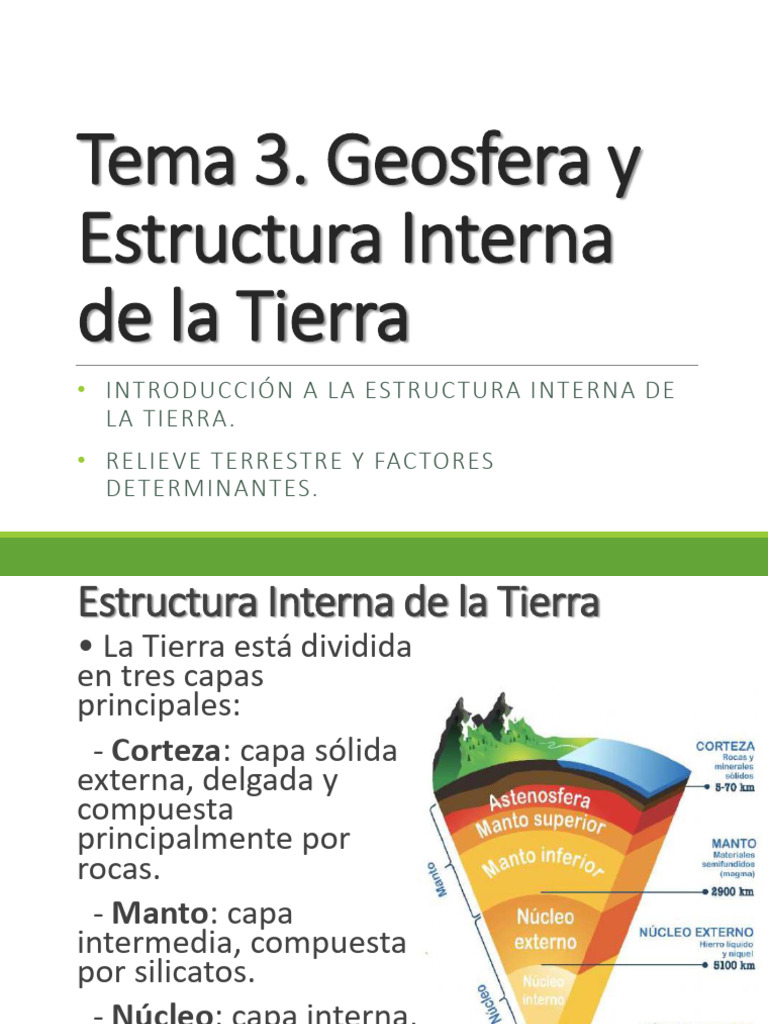 Estructura y Formación de la Tierra | PDF | Placas tectónicas ...
