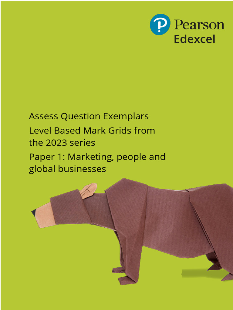 Edexcel A Level Business Paper 1 Guide | PDF | Argument | Reason