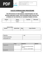 Valve Inspection and Maintenance SOP | PDF | Valve | Personal ...