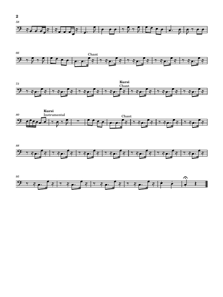 Akamel L'Bha Basse Acoustique 2 | PDF