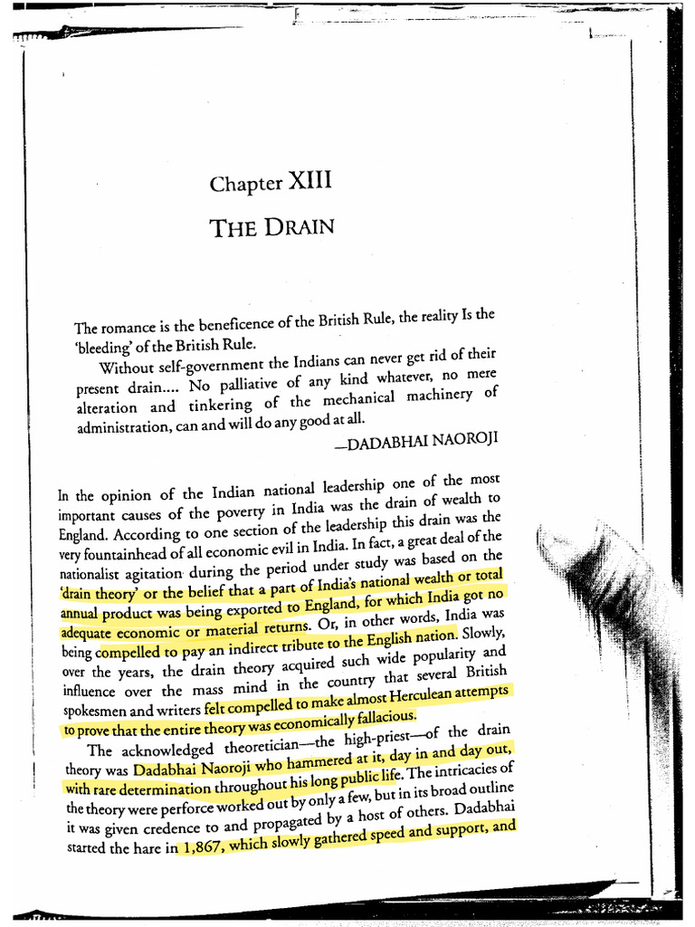 Drain - Bipan Chandra | PDF