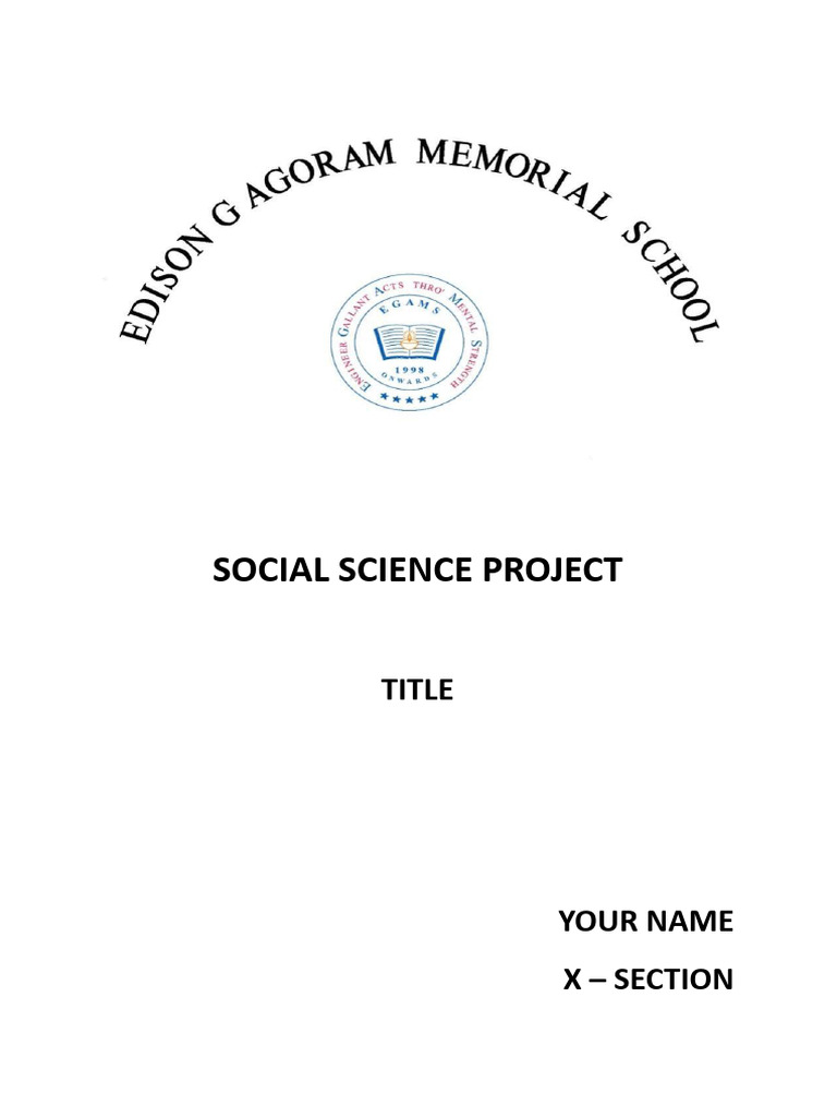 Social Science Project-1 | PDF